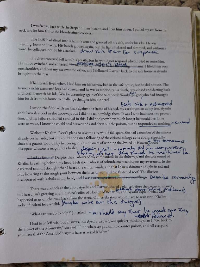 Some notes on editing – Space Whales Press